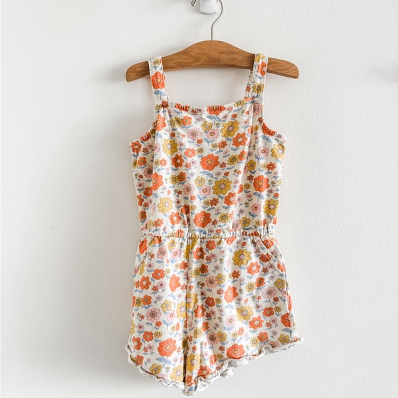 masionette | Bottoms | Maison Me By Maisonette Pull On Vintage Floral Romper Size 6 Years | Poshmark